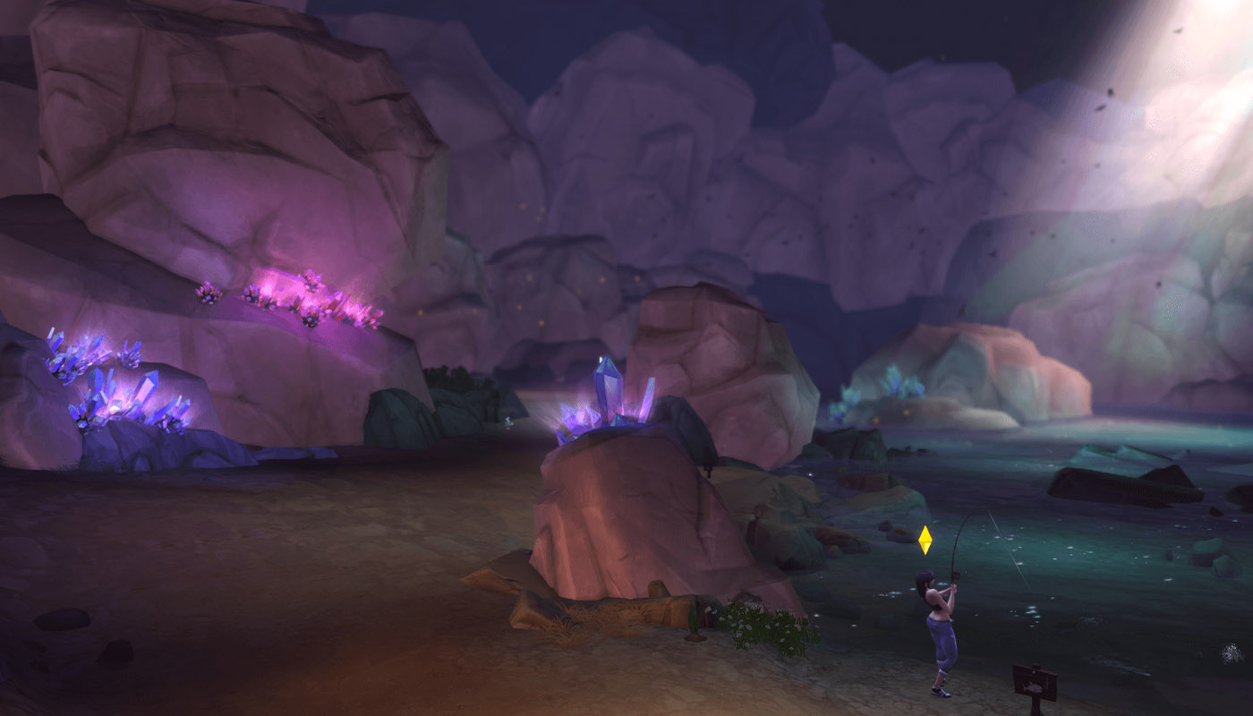 Forgotten Grotto Oasis Springs Hidden Worlds - The Sims Guide