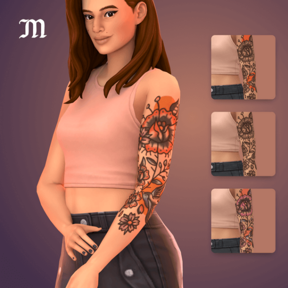 Caroline Tattoo - The Sims Guide