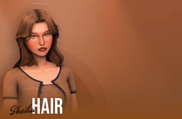 Sheila Hair TwistedCat - The Sims Guide