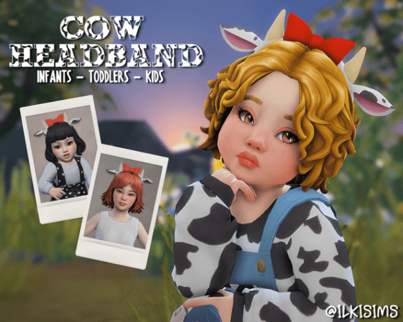 COW HEADBAND FOR KIDS - The Sims Guide