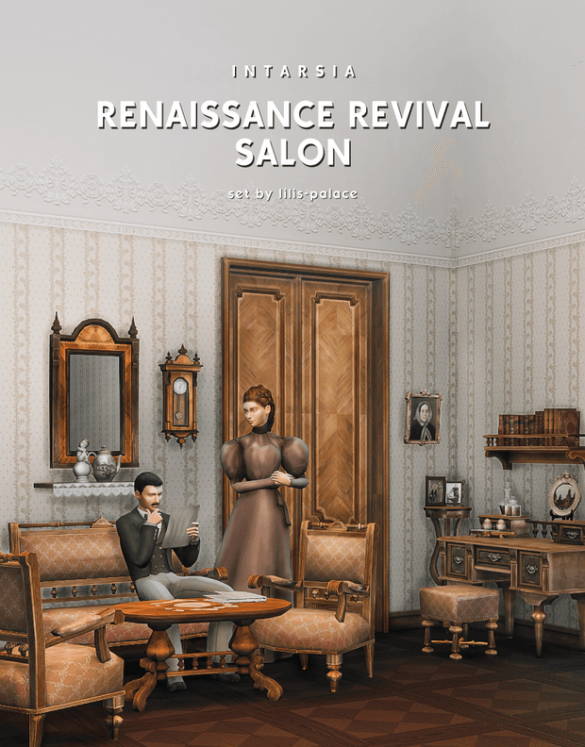 INTARSIA: Renaissance Revival Salon - The Sims Guide