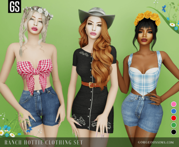 Ranch Hottie Clothing Set - The Sims Guide