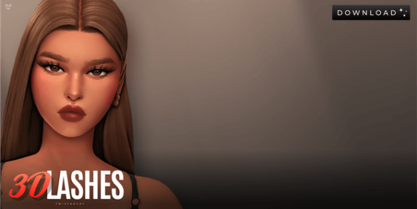 3D Lashes No.3(Download) - The Sims Guide