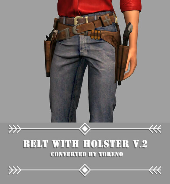 Belt Revolver RED - The Sims Guide