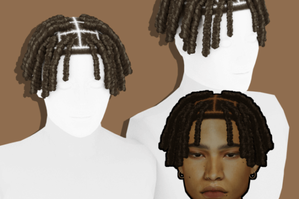 Cute updo hairstyle ADA (071023) - The Sims Guide