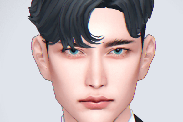 Cute updo hairstyle ADA (071023) - The Sims Guide