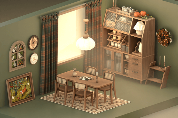 London Booth Table - The Sims Guide