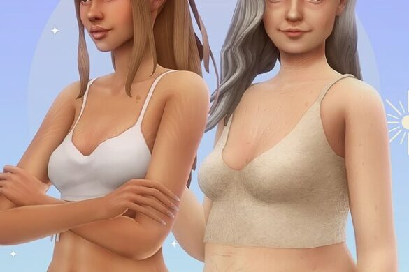 SERAWIS - Noir Whisper ( face overlay ) - The Sims Guide
