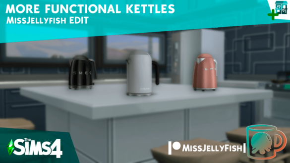 More functional kettles by MissJellyfish - The Sims Guide
