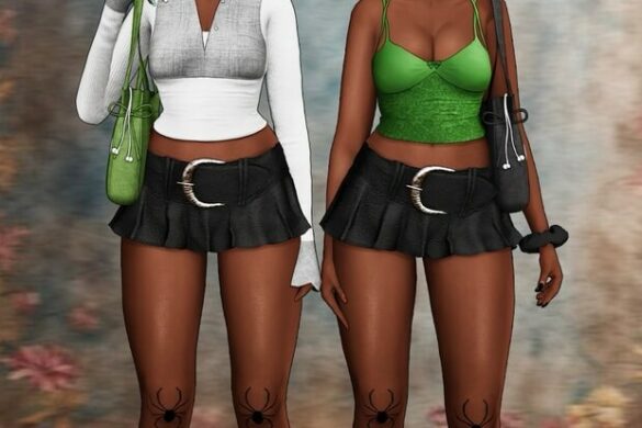 CC Floral Lace Garter Lingerie Set - The Sims Guide