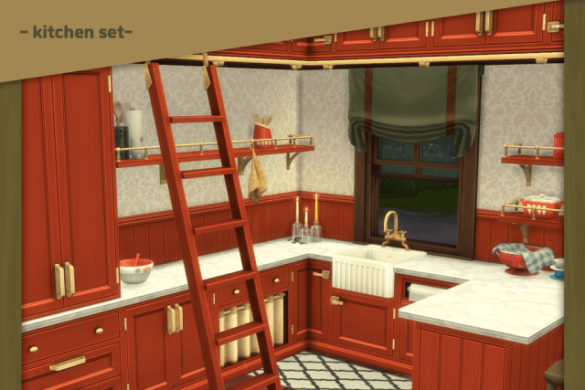 London Booth Table - The Sims Guide