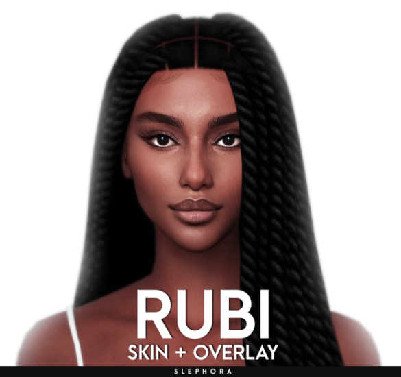 RUBI SKIN + OVERLAY - The Sims Guide