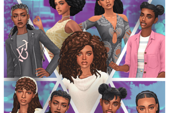 Messy Ezra Hairstyle - The Sims Guide