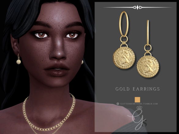 Gold Earring - The Sims Guide