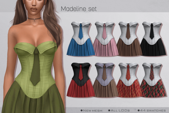 Trillyke Simblreen Bodysuit Dress - The Sims Guide