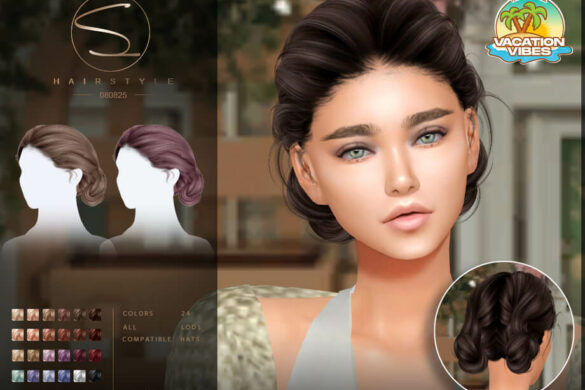Vacation Vibes - Eleanor Hair - The Sims Guide