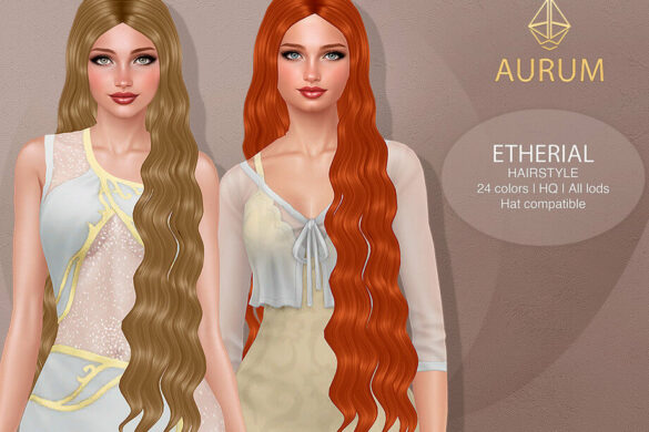 Sunivaa Venus HairV1 - The Sims Guide