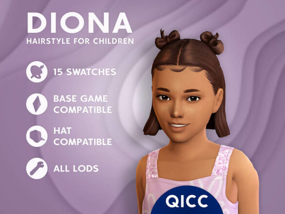 Diona Hair - The Sims Guide